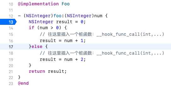 自定义clang命令，利用llvm Pass实现对oc函数的静态插桩 Ethan Lin